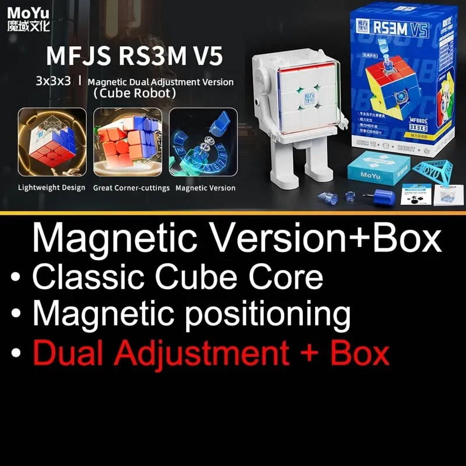 MoYu RS3M V5 3X3 Magnetic Magic Speed Cube Professional Fidget Toys RS3 ...