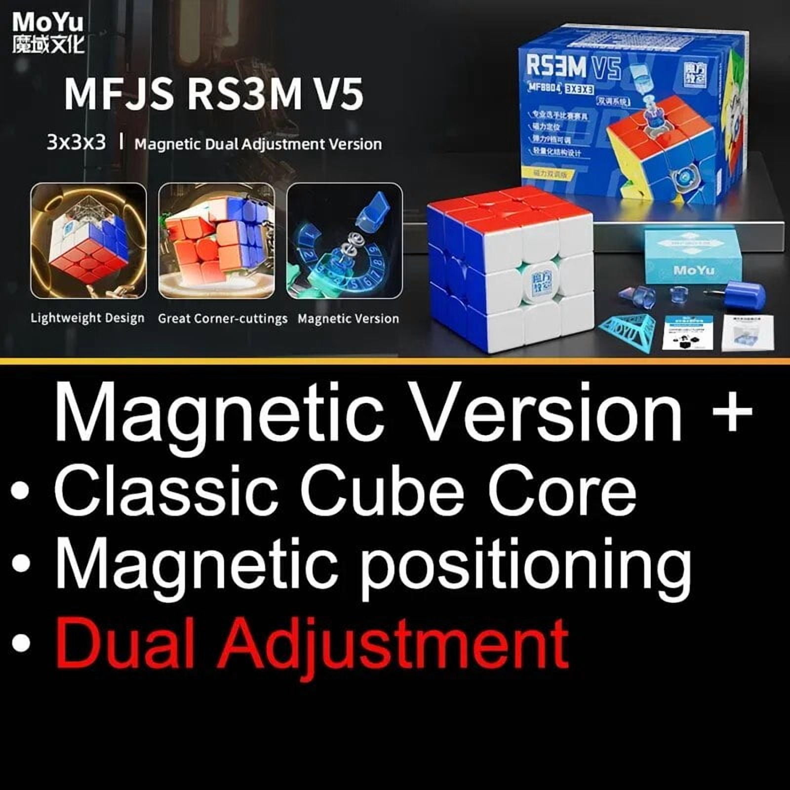 MoYu RS3M V5 3X3 Magnetic Magic Speed Cube Professional Fidget Toys RS3 ...