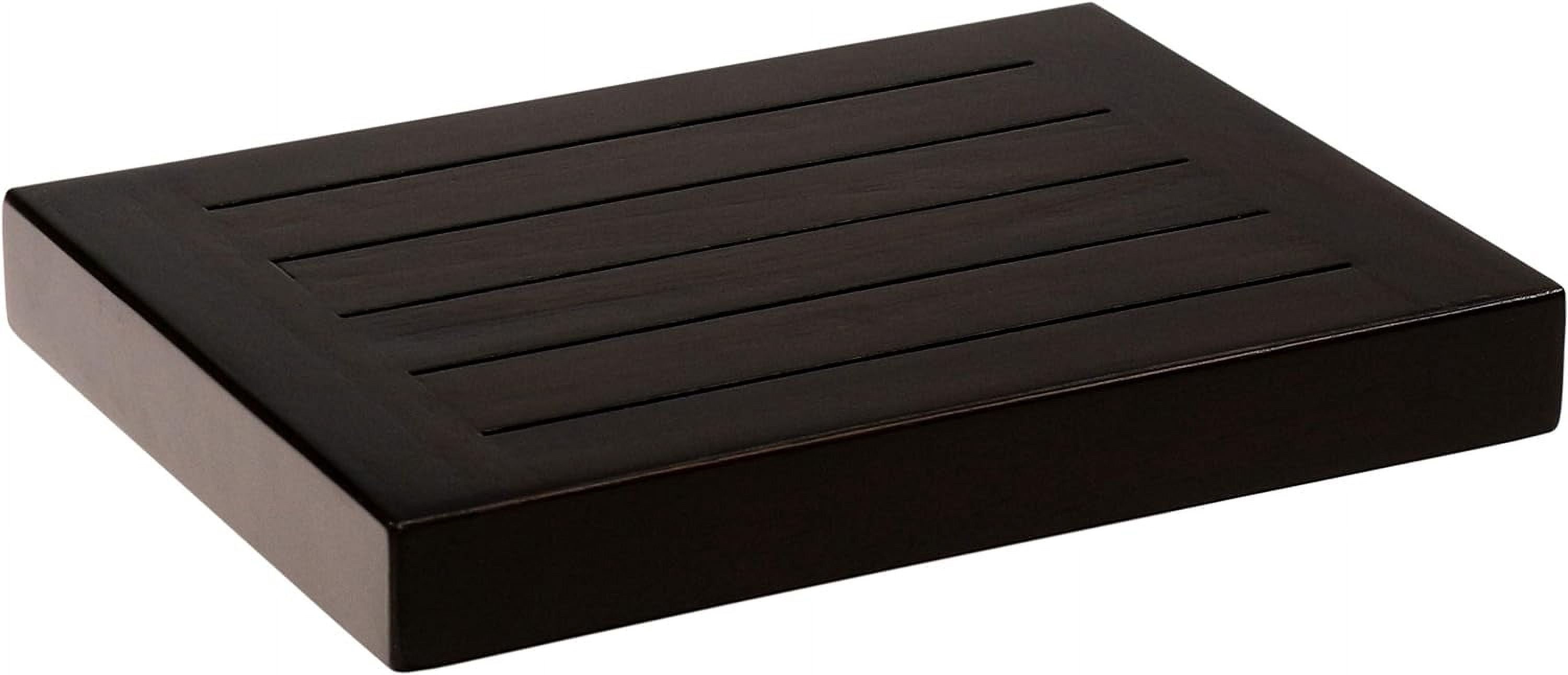 Moa Mocha-Shield Teak Floating Wall Shelf - Walmart.com