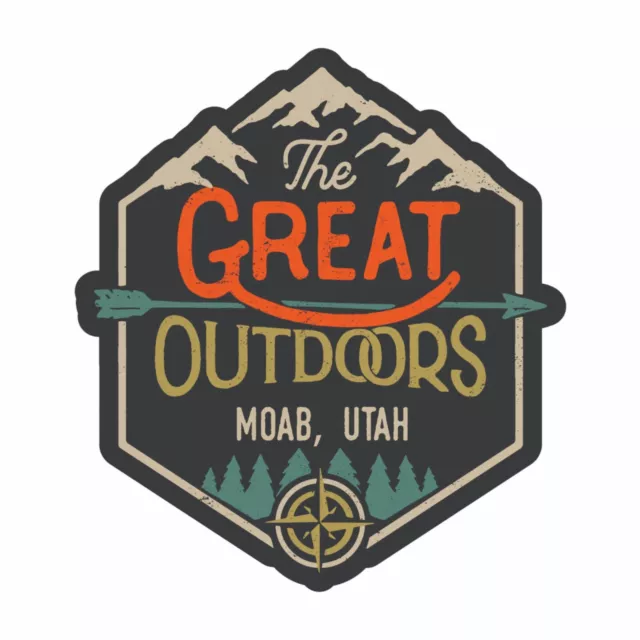 Moab Utah Sticker Park Decal Phone Decal Water Bottle Stickers Car ...
