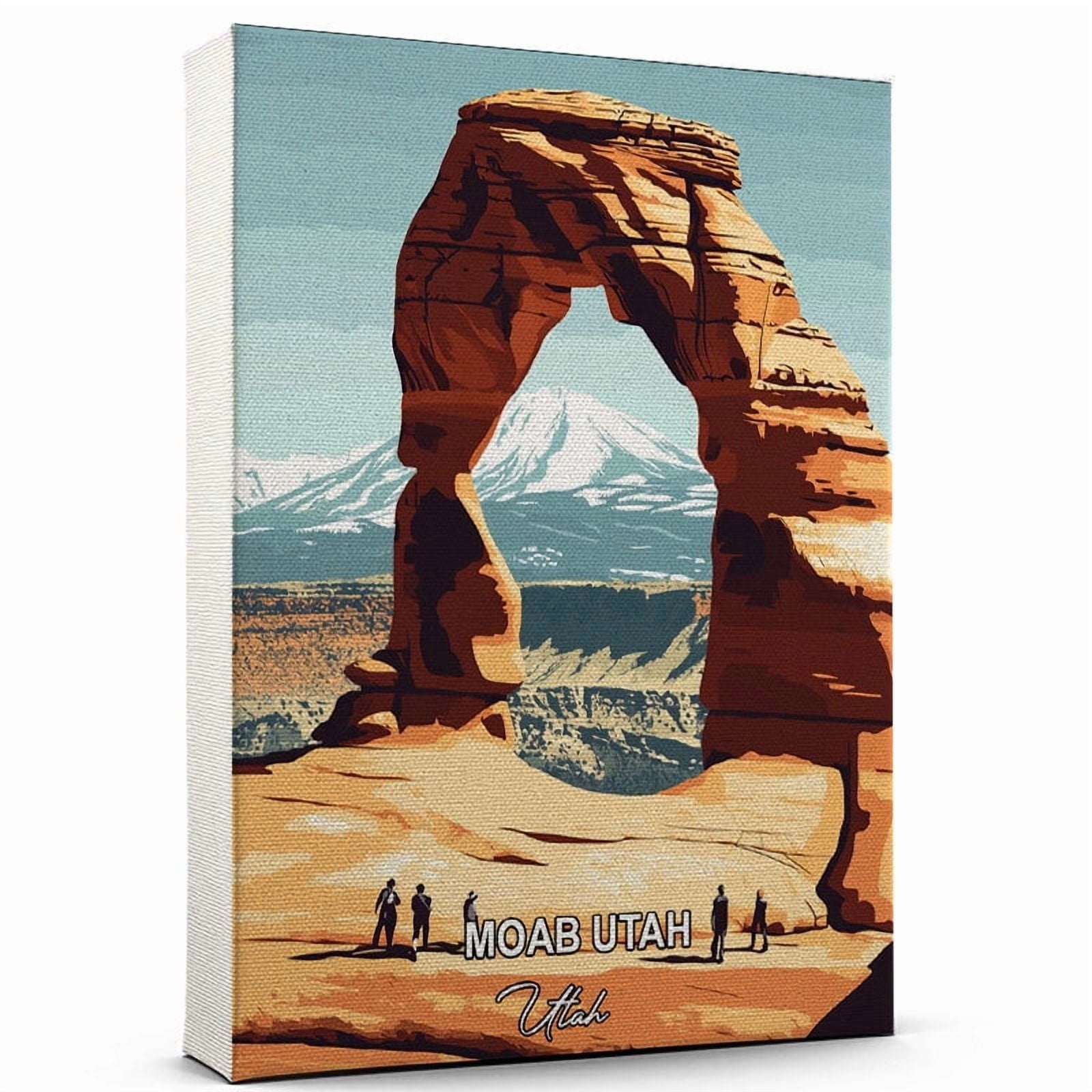 Moab Utah Travel Global Destination Canvas – Utah Canvas – Celebrate ...