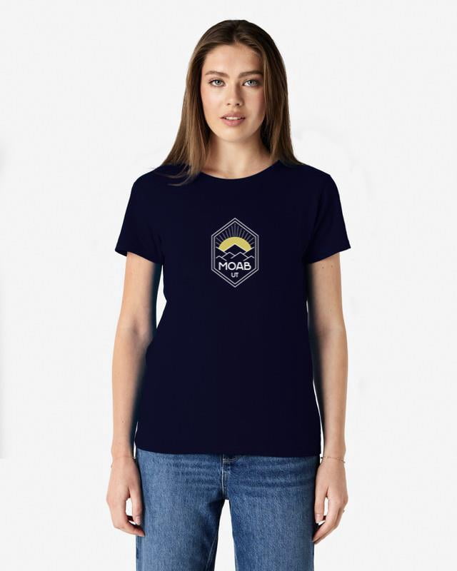 Moab, Utah Unisex tee, Yellow Sun Moab, for men & women, up to size 5XL ...