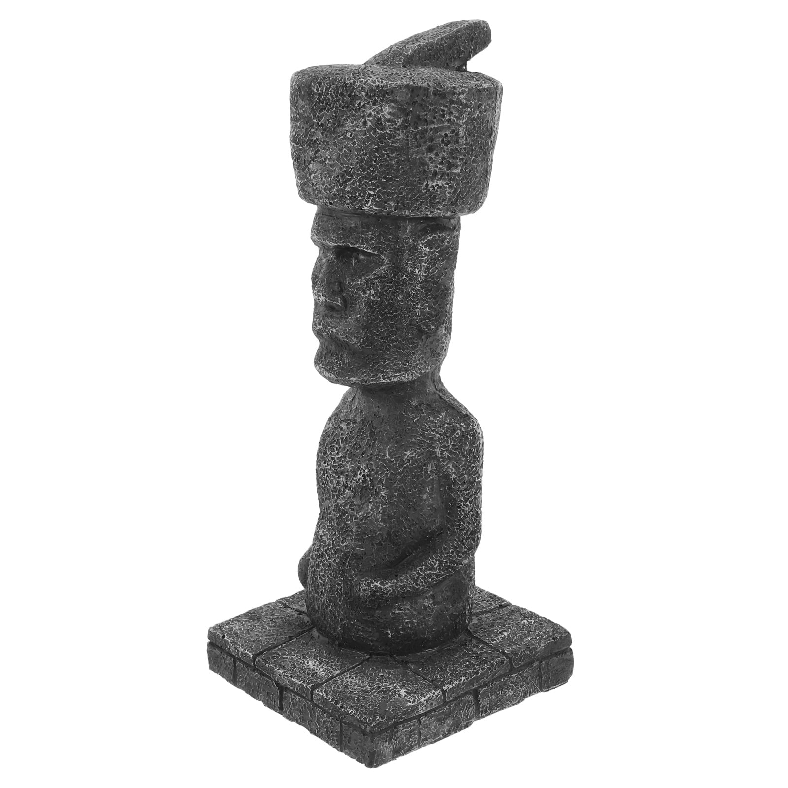 Moai Statue Decor Easter Island Oranment Resin Stone Decoration For ...