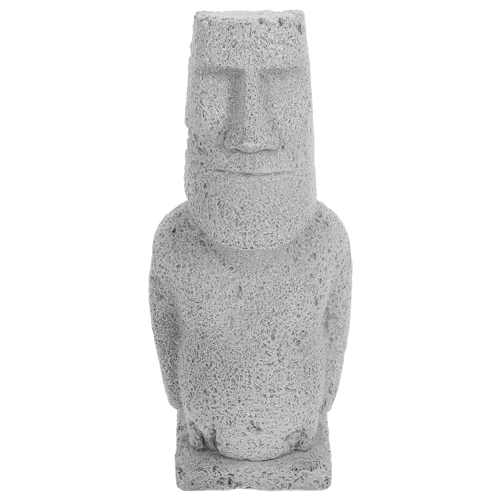 Moai Stone Shaped Statue Sandstone Moai Figurine Model Island Moai Sculpture - Walmart.com
