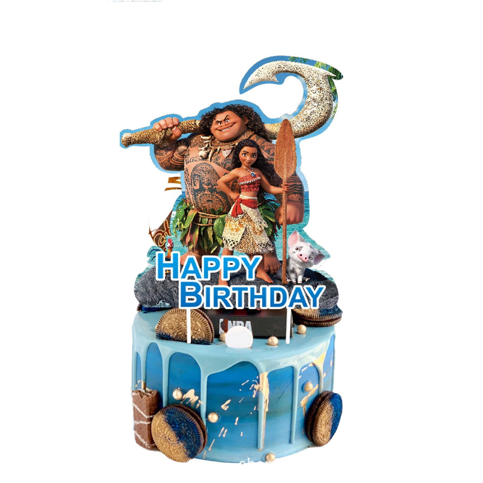 Moana 2 Birthday Cake Toppers 1PC Giant Cupcake Toppers Cake ...