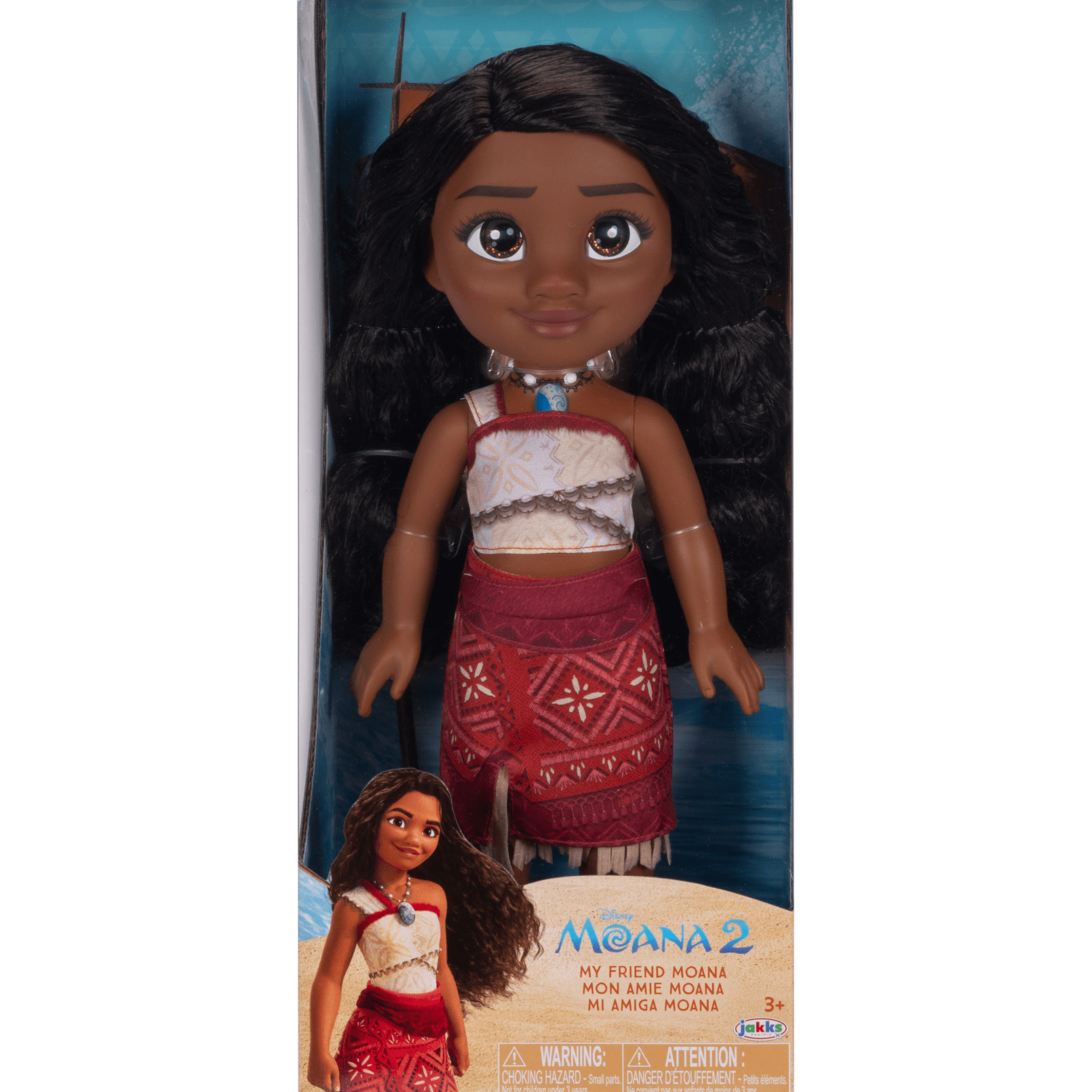 Disney's Moana 2 My Friend Moana 14 inch Tall Toddler Doll with Anklet ...