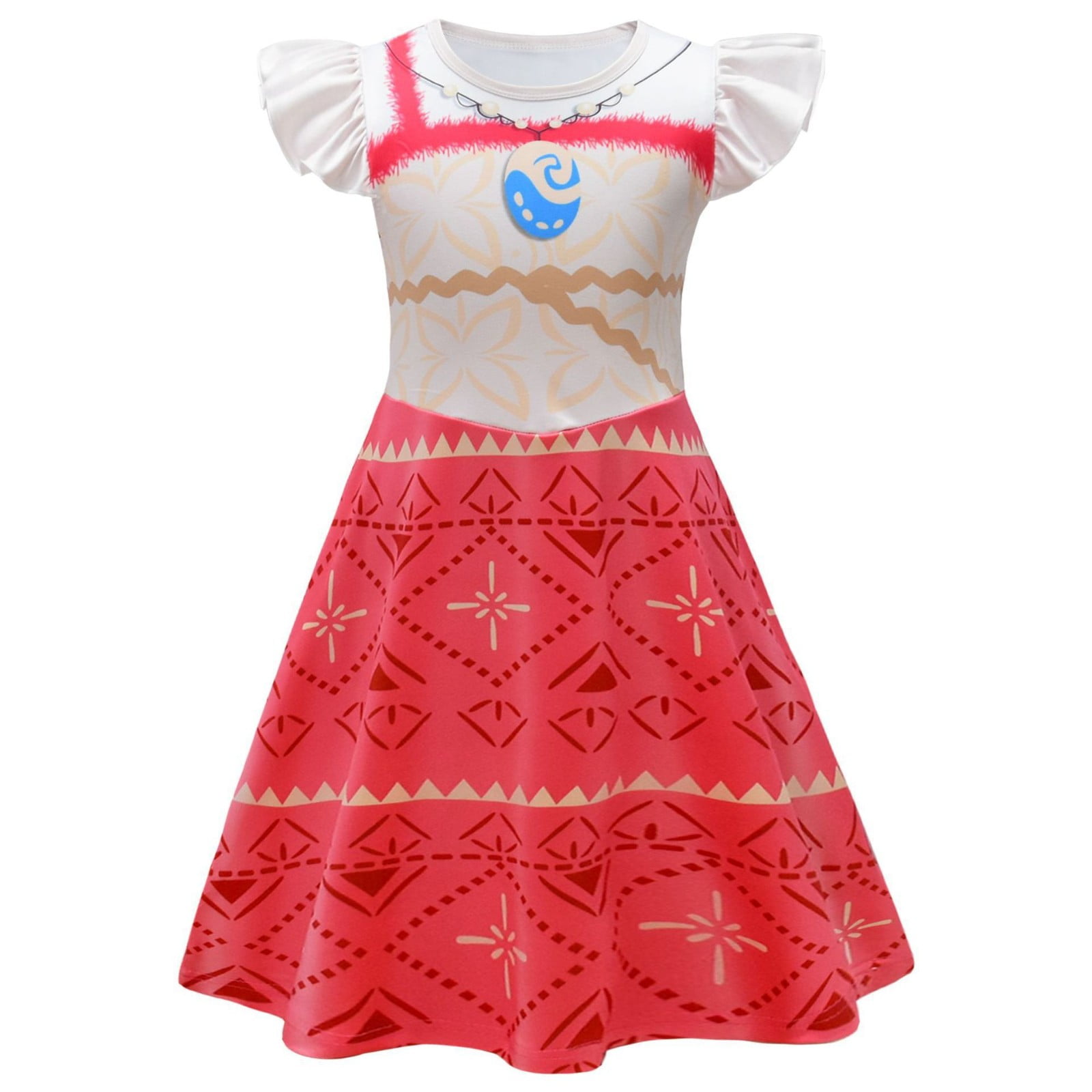 Moana 2 Costume Moana Dress, Butterfly Sleeves Dress, Moana Costume for ...