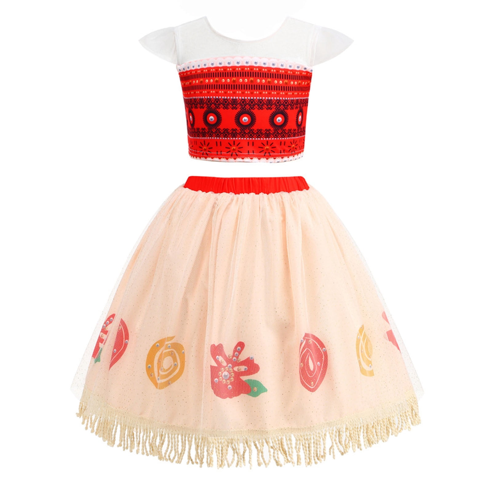 Moana 2 Costume Moana Dress, with Tassel Decorration, Moana Costume for ...