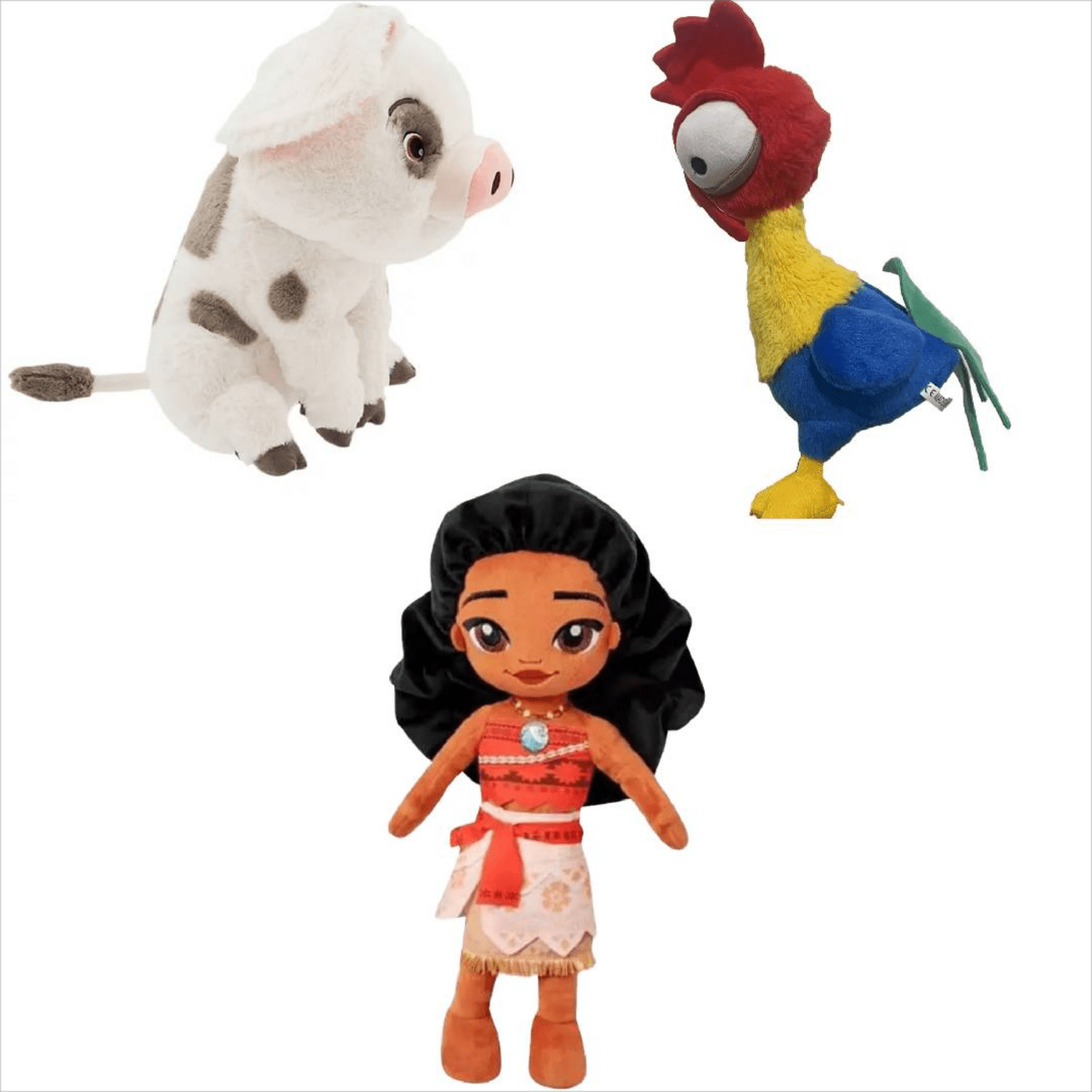 Moana 2 Plush Toys, Moana's Chicken & Pig, Stuffed Plush Animals, Ocean ...