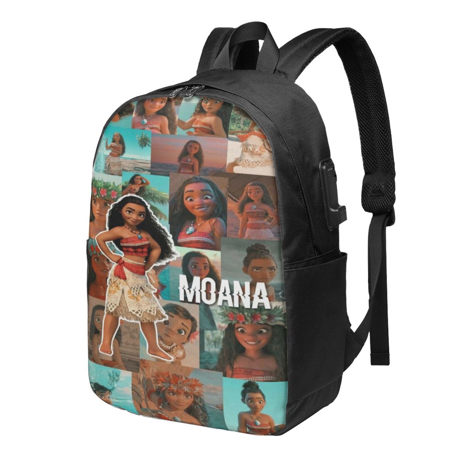 Moana Anime Backpack 3d Printed Travel Bags - Walmart.com