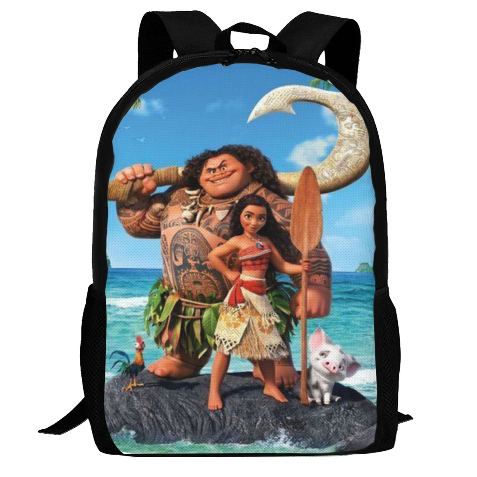Moana Backpack, 3d Printed Laptop Backpack, Water Resistant Computer ...
