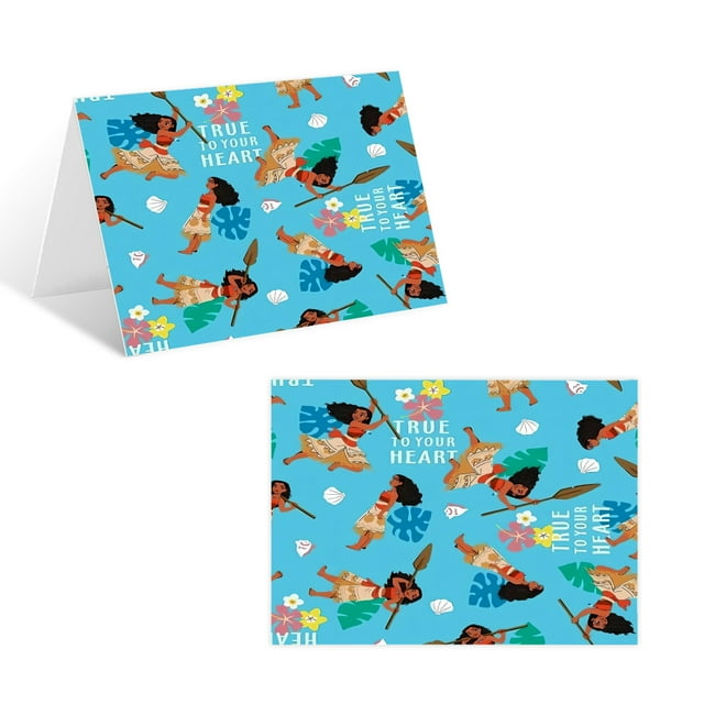 Moana Cards and Envelopes Greeting Cards with Envelopes Blank Note ...