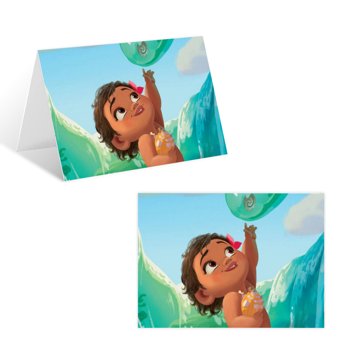 Moana Cards and Envelopes Greeting Cards with Envelopes Blank Note ...