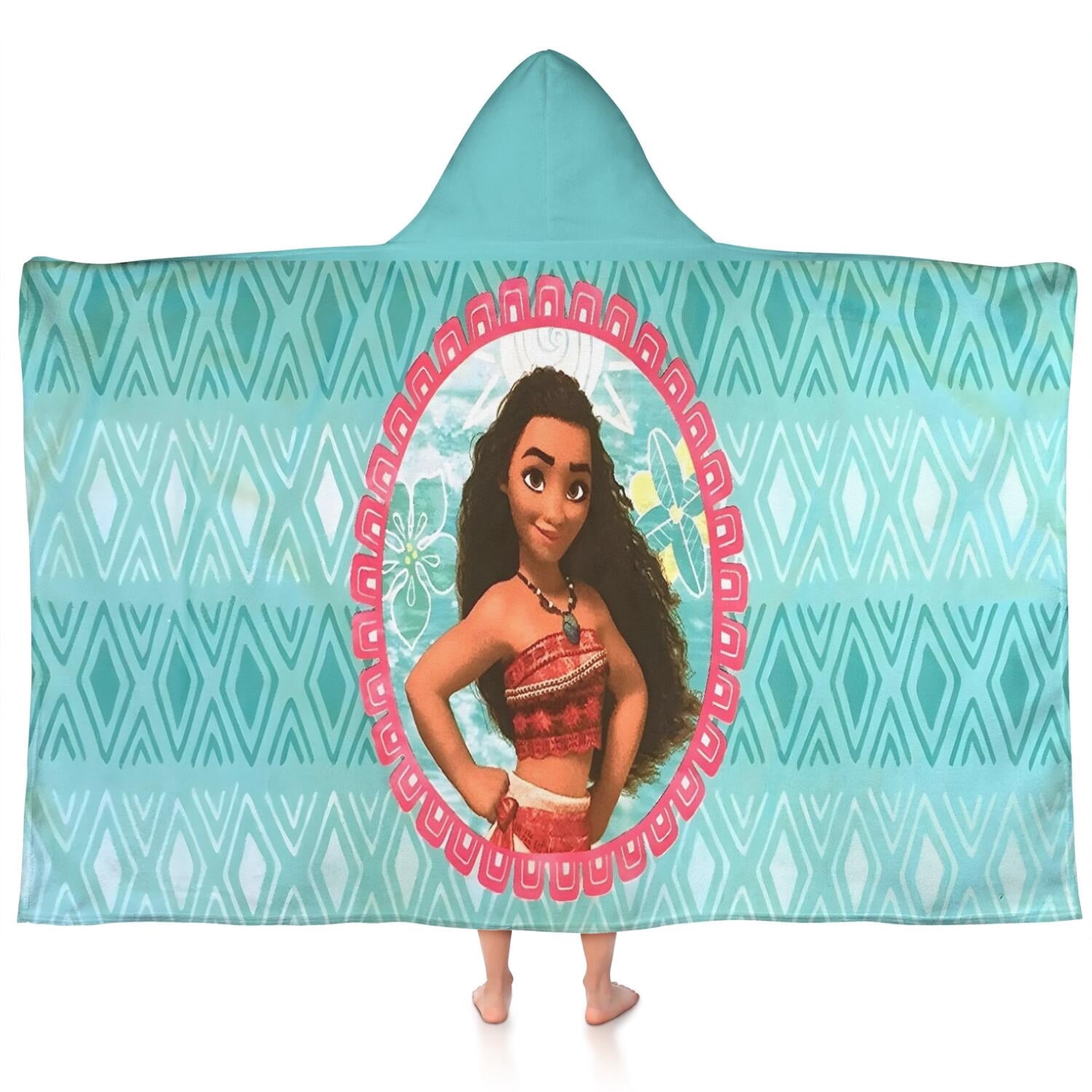 Moana Cotton Hooded Cape Bath/Pool/Beach Towel Moana Twin 35x60 ...