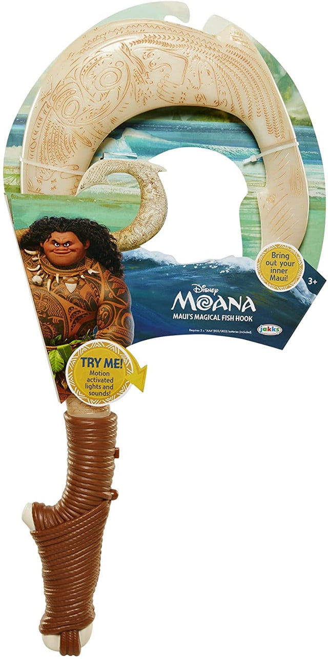 Disney's Moana Maui's Magical Fish Hook Toy Set, 20 Inches, Light and ...