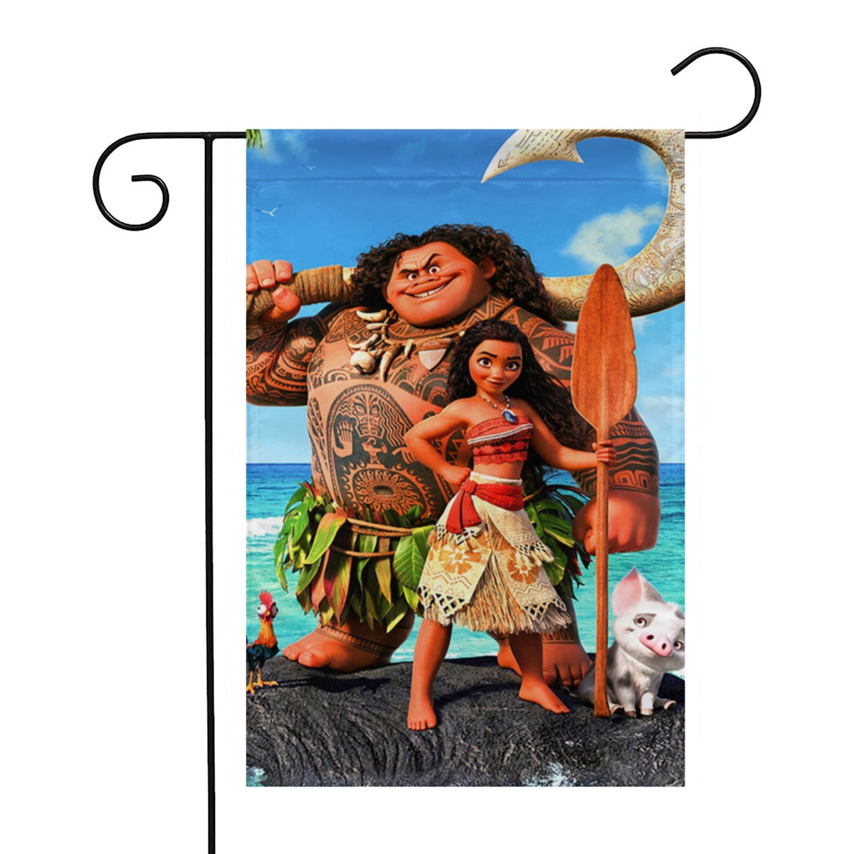 Moana Garden Flag 12×18 Inch Double Sided for Outdoor Halloween Fall ...