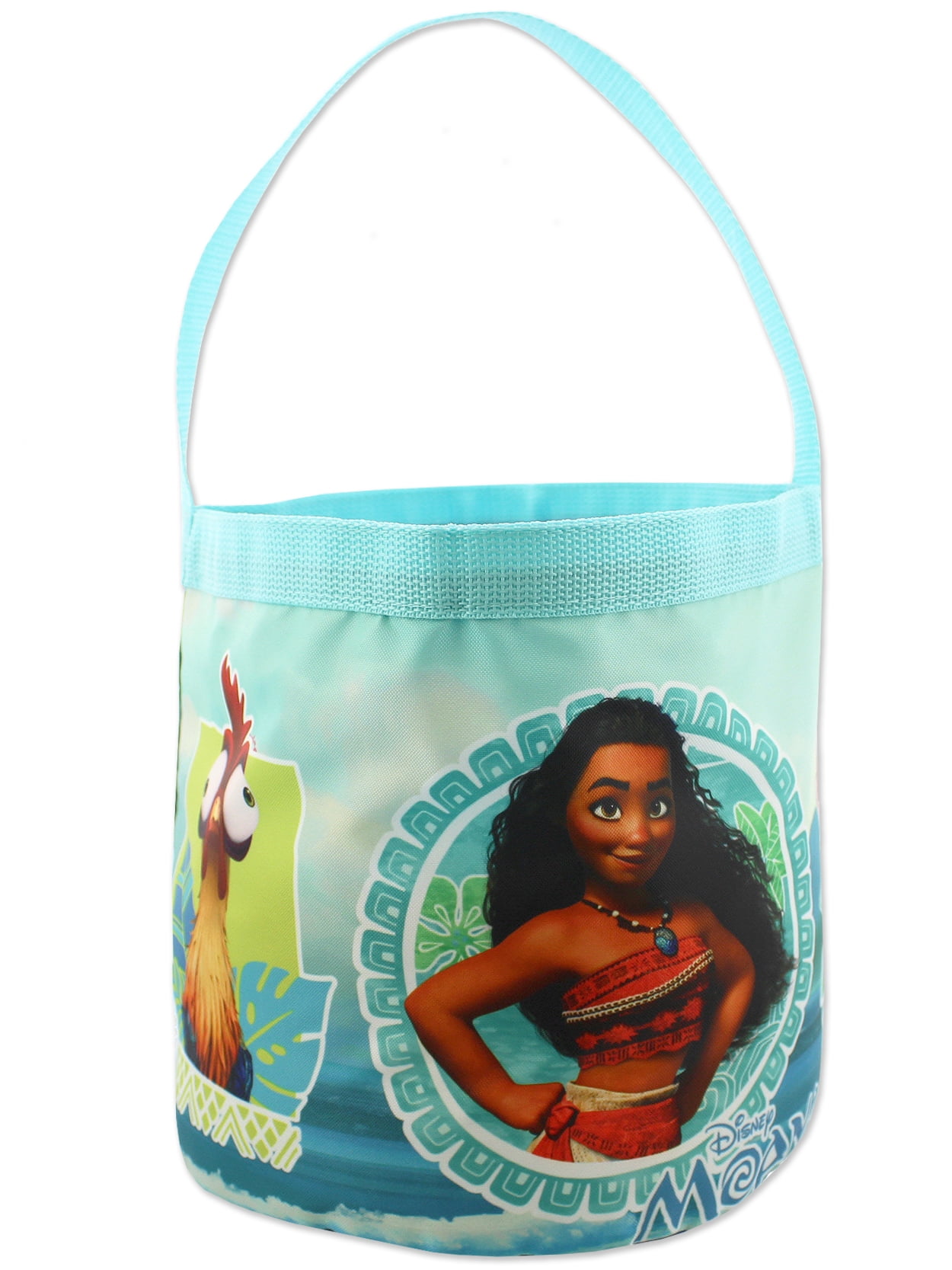 Moana Girls Collapsible Nylon Gift Basket Bucket Toy Storage Bag ...