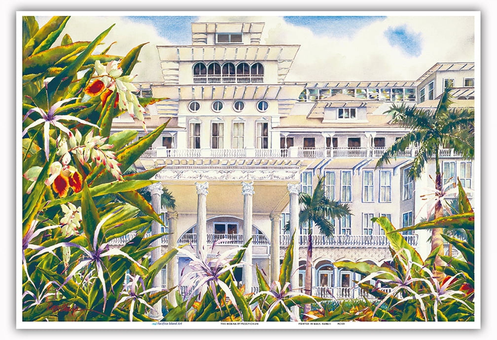 The Moana - Historic Hawaiian Hotel - Waikiki Beach Honolulu - From an ...