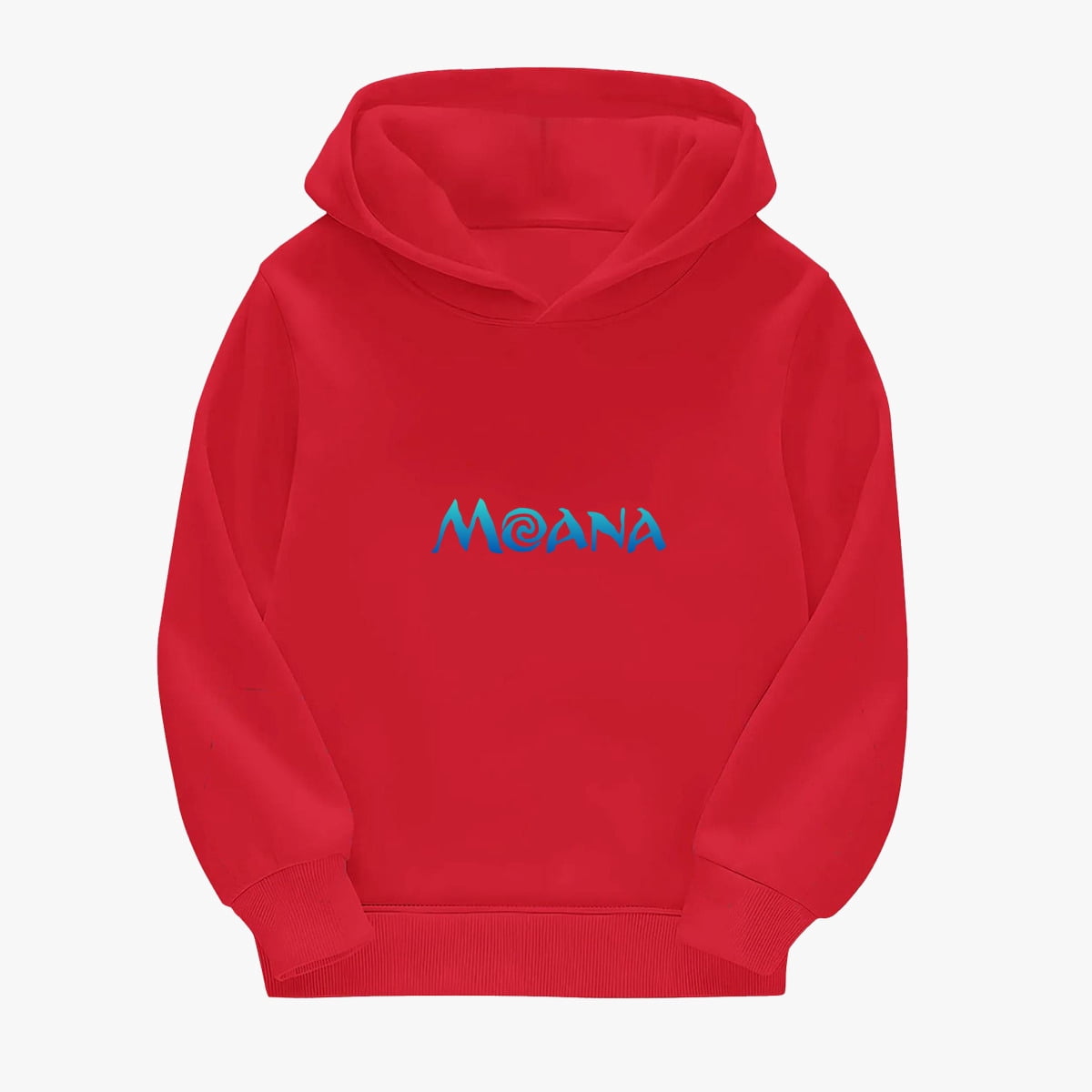 Moana Hoodie with Cuffed Sleeves Anime Gifts for Boys Girls Red 4-5y ...