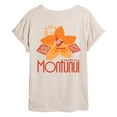 Moana Live Action - Made In Montunui - Juniors Oversized Graphic T ...