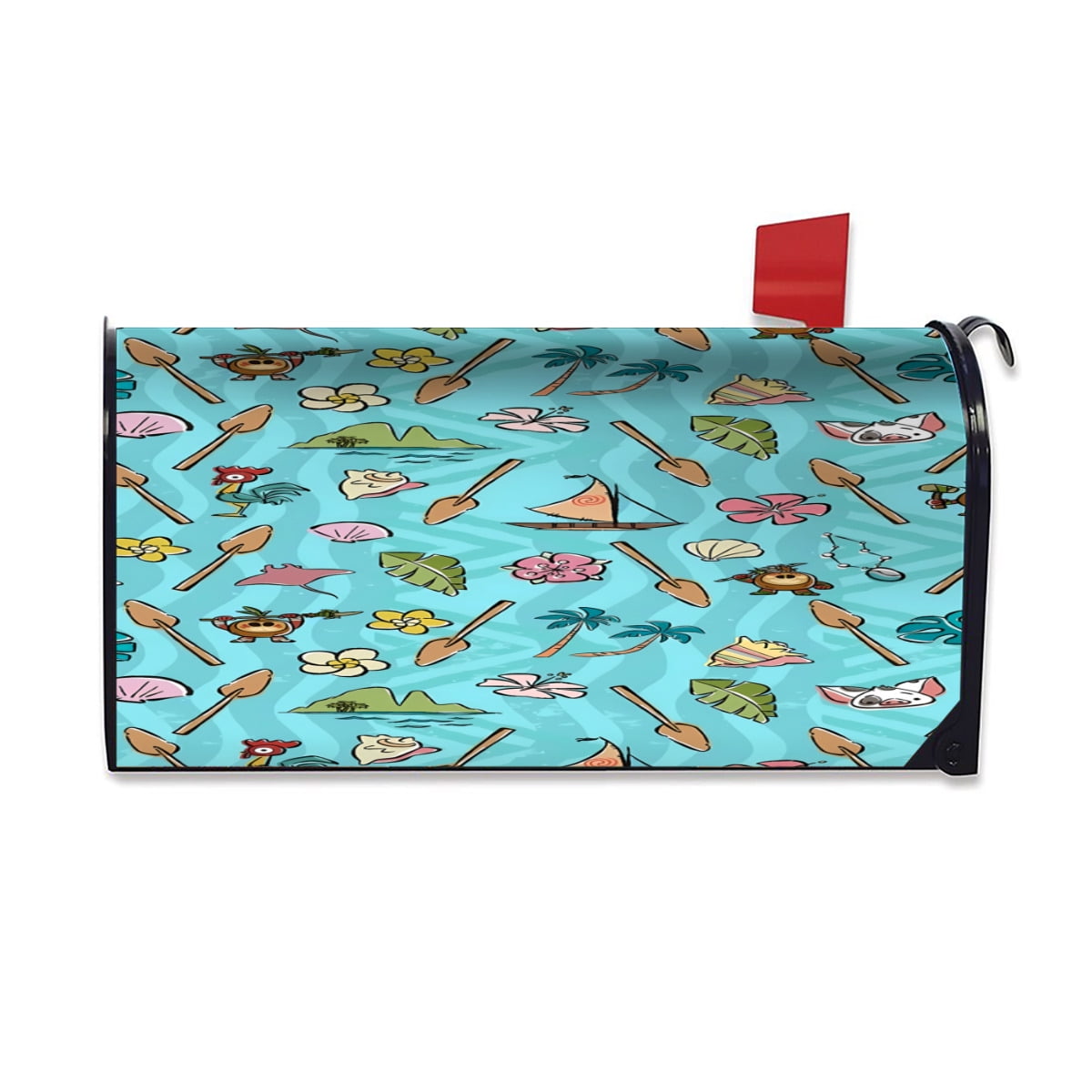 Moana Mailbox Cover with Magnetic Strip Anime Mailbox Package Mailbox ...