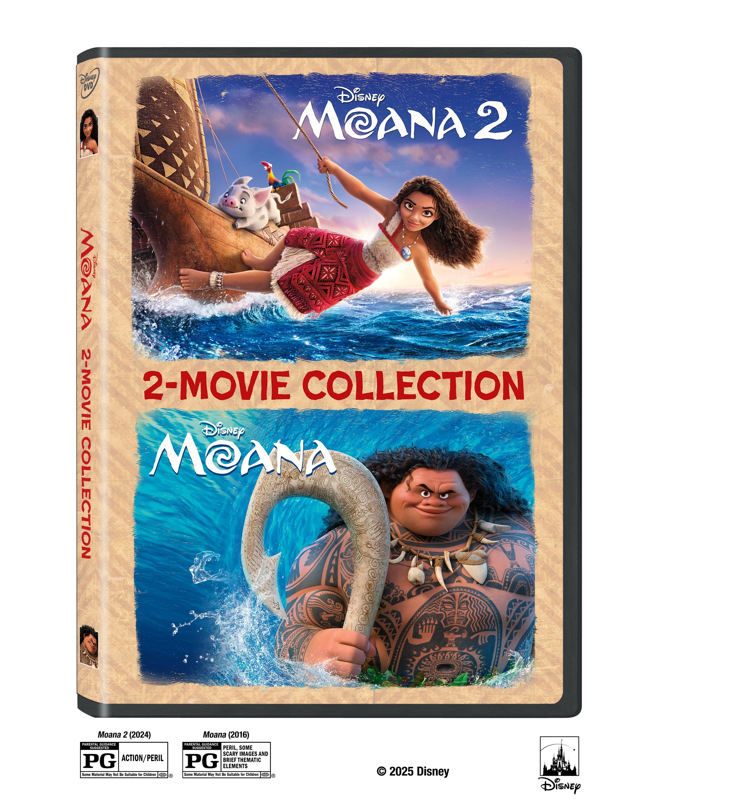 Free Shipping! Disney Moana and Moana 2 Movie Collection DVD Action Adventure Rated PG - Walmart.com