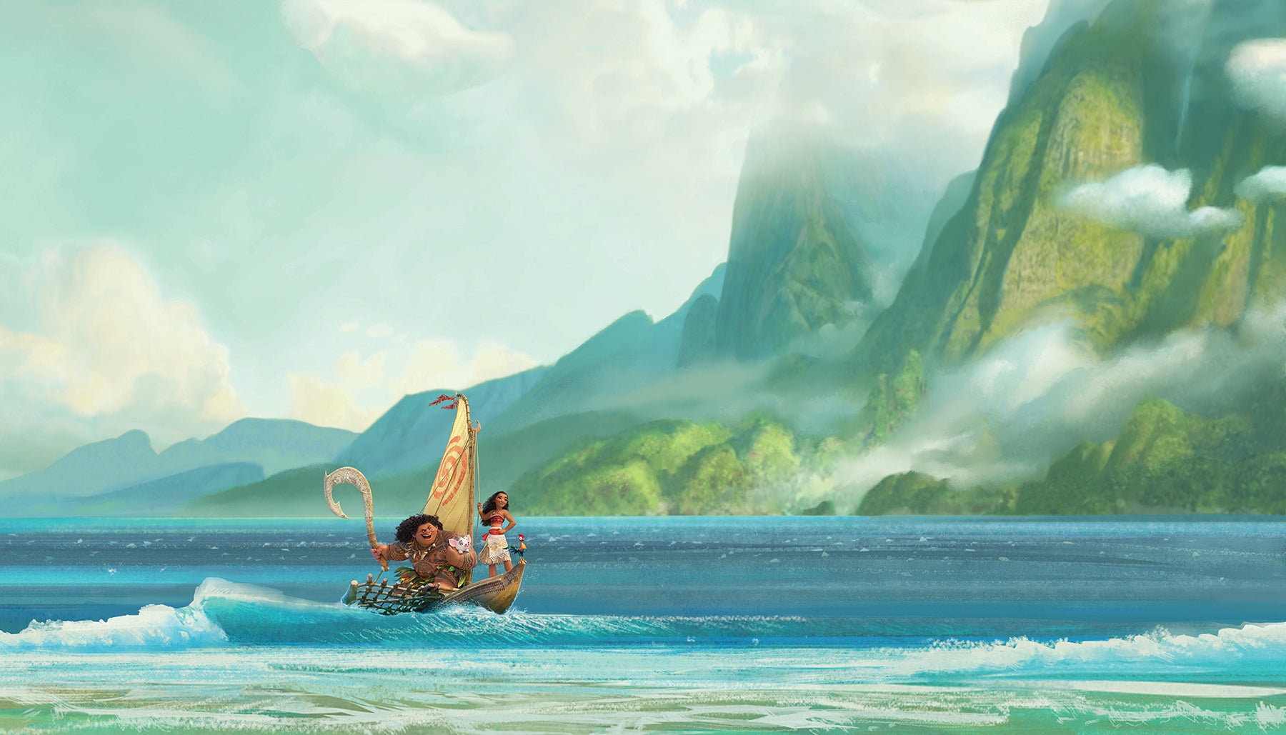 Moana Peel & Stick Wall Mural - Walmart.com