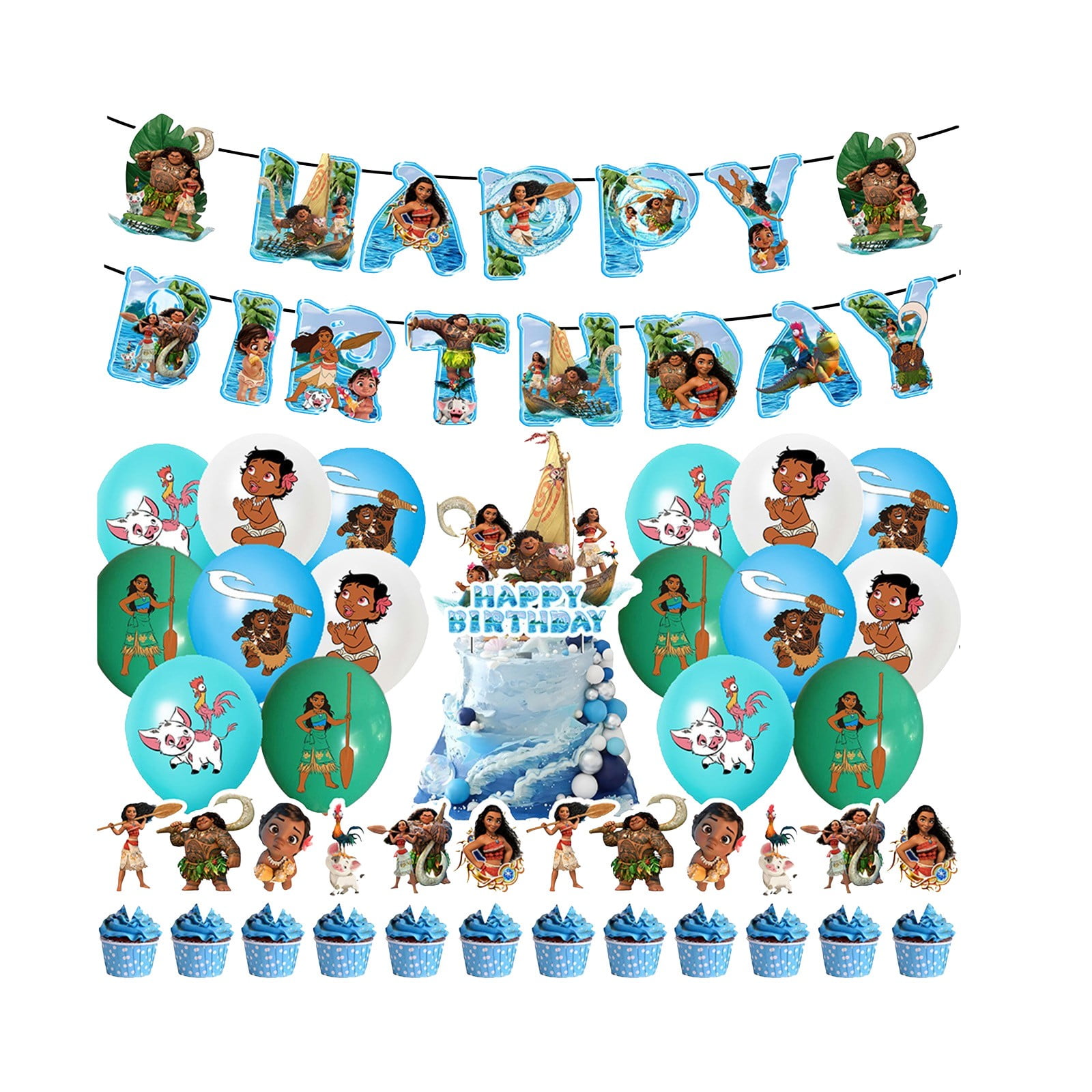 Moana Plush Set Toys for Girls 3-6 Years Toys for Boys 3-6 Years ...