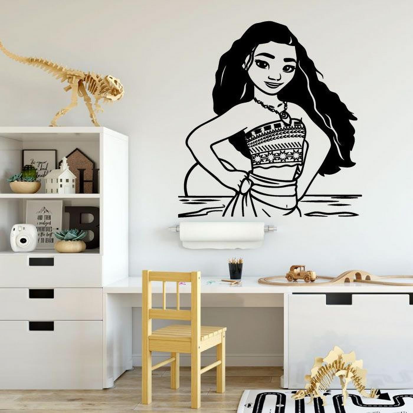 Moana Portrait Silhouette Disney Princess Vinyl Wall Art Sticker Decal ...
