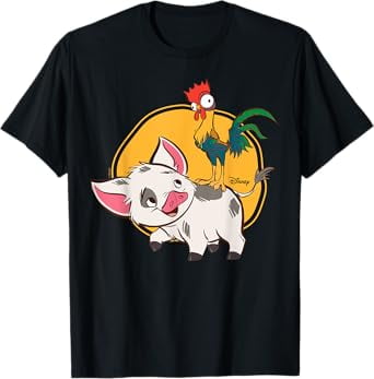 Moana - Pua And Hei Hei T-Shirt - Walmart.com