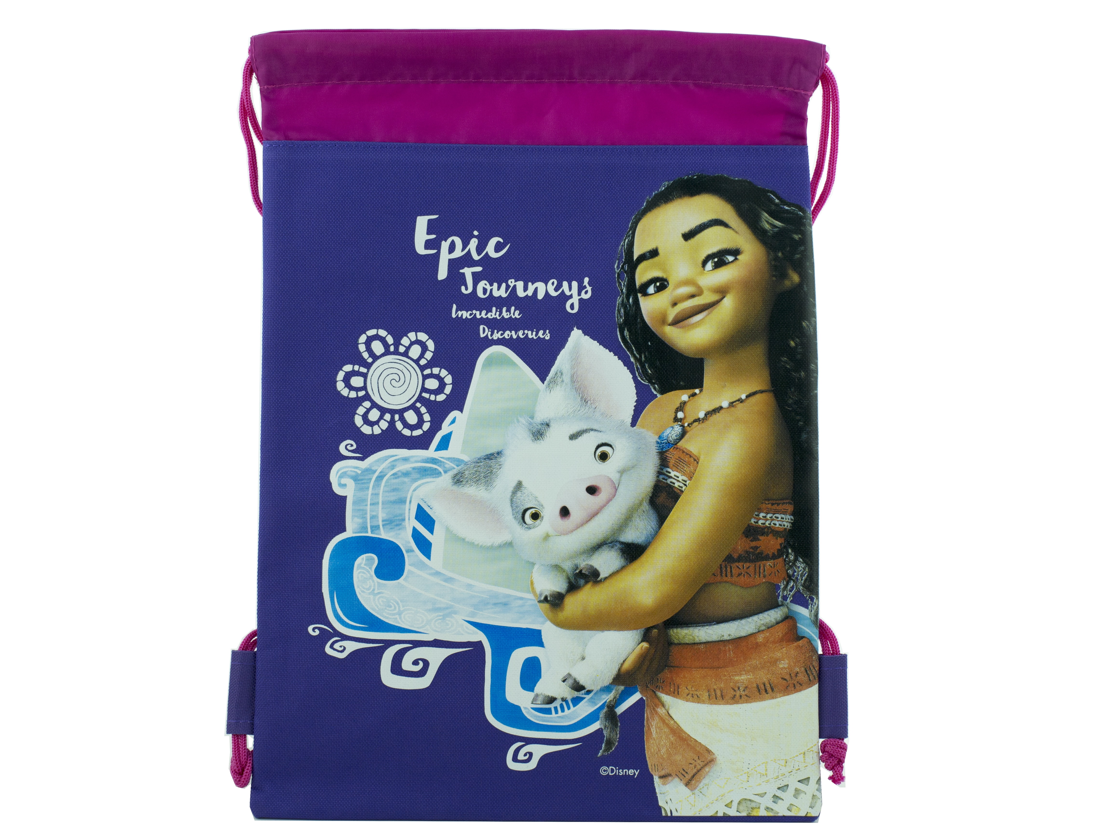 Moana Purple Drawstring Bag - Walmart.com