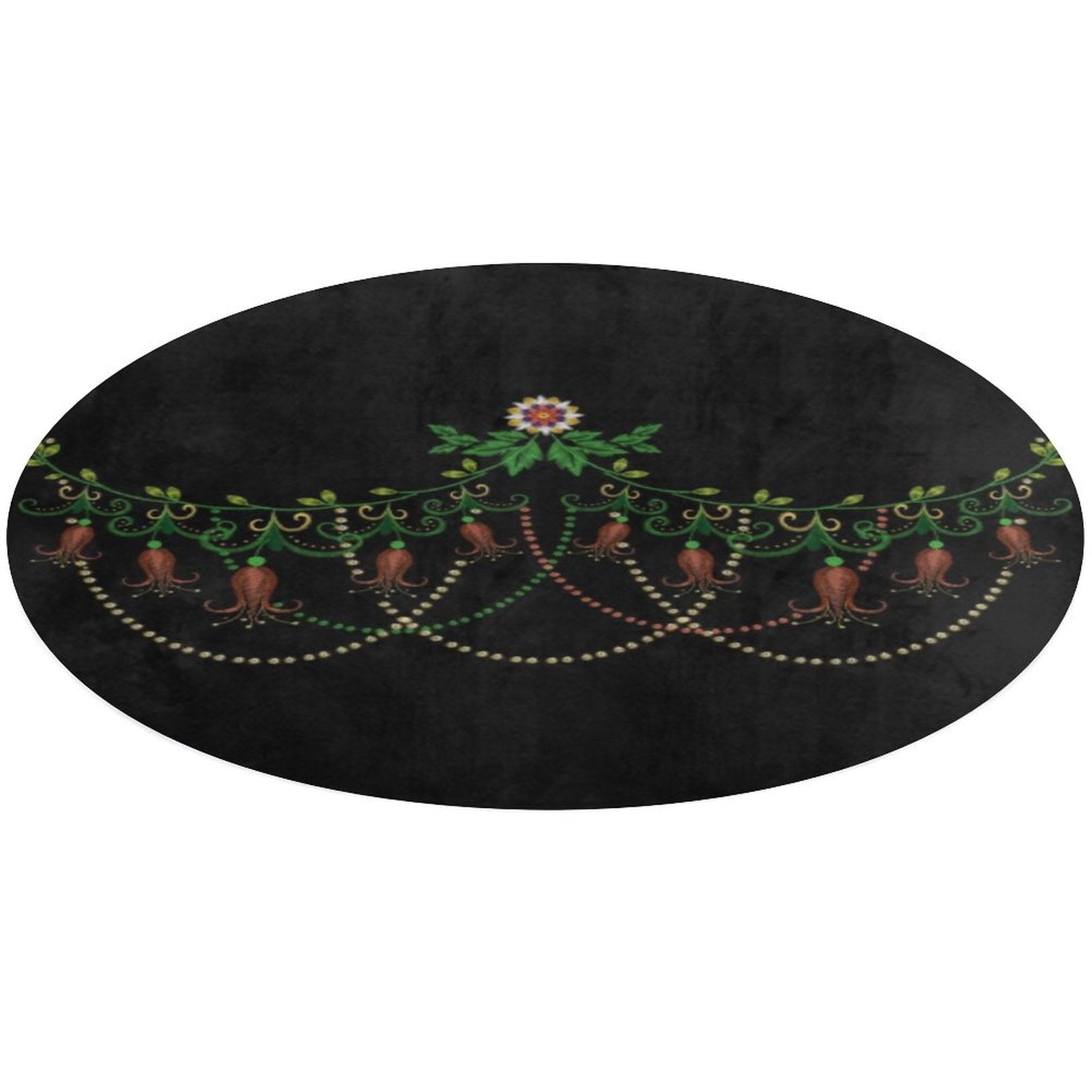 Moana Round Rug Cute Cartoon Playroom Rug Non-Slip Kids Rug Washable ...