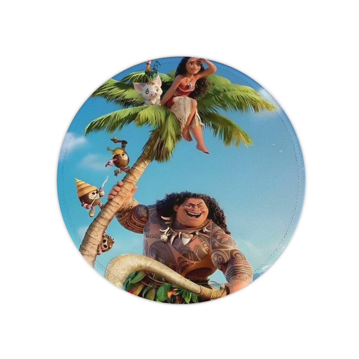 Moana Round mouse pad animation desk mat entertainment computer desk ...