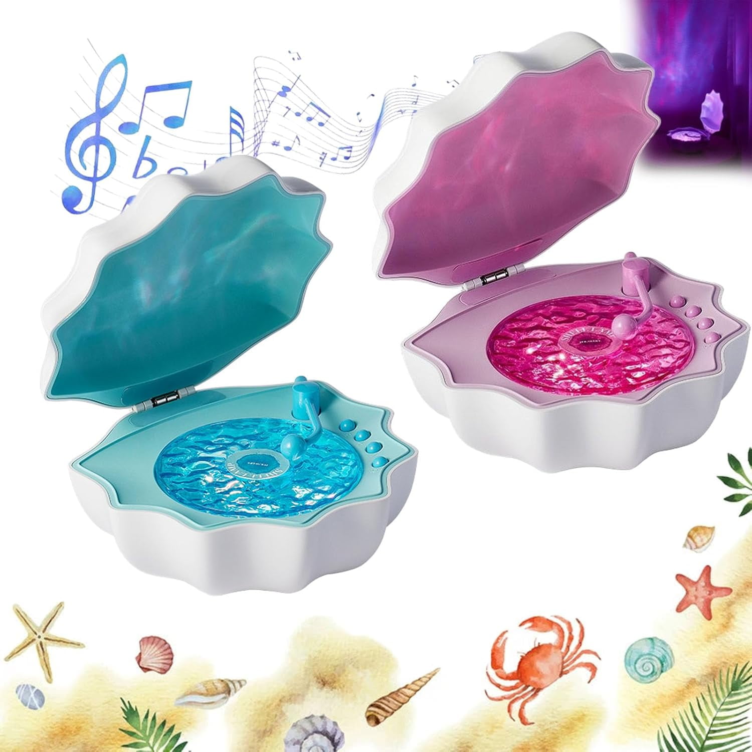 Moana Shell Speaker, Moana Light up Bluetooth Shell Speaker, Light up ...