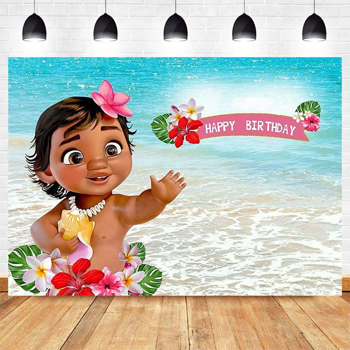 Moana Theme Birthday Party Decorations, Moana Birthday Party Backdrops ...