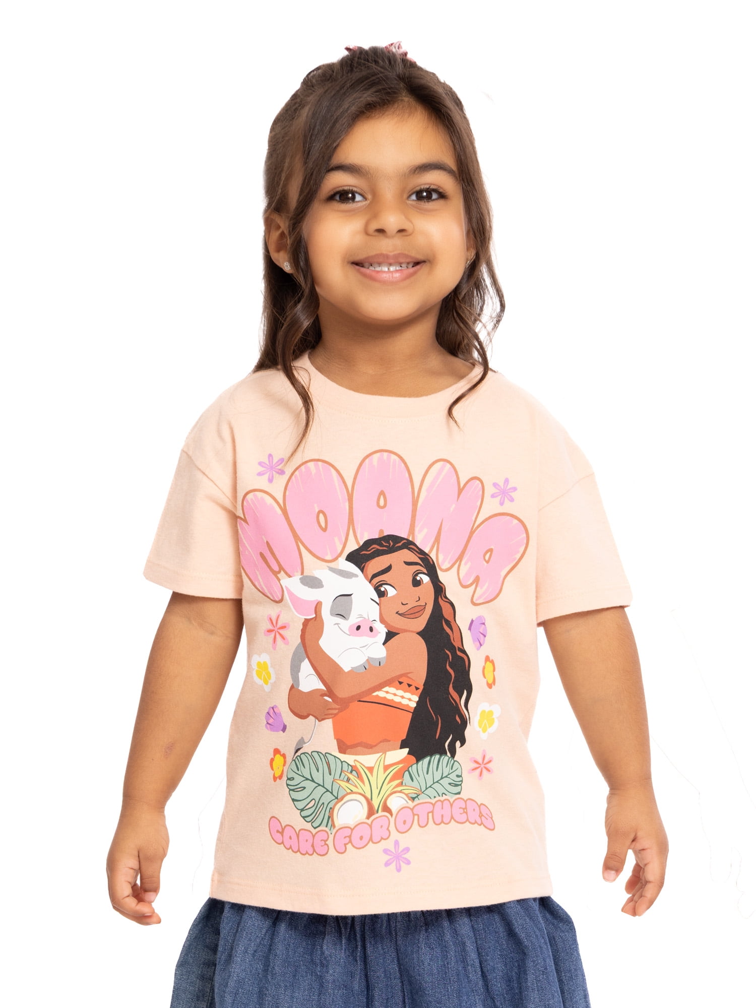Disney Moana Toddler Graphic Crewneck Tee with Short Sleeves, Sizes 12M ...