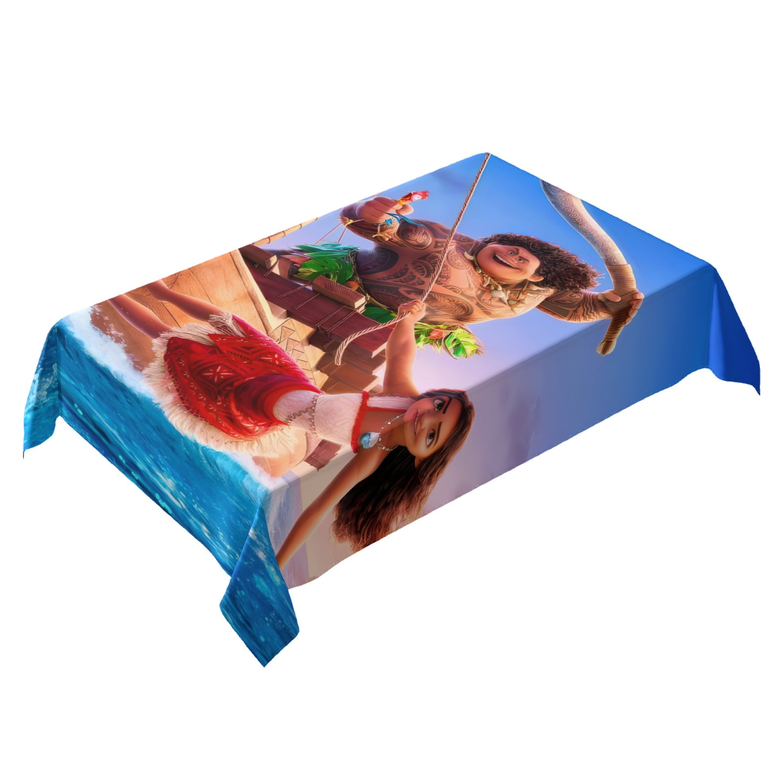 Moana square tablecloth has an iconic print, fits most tables, and is ...