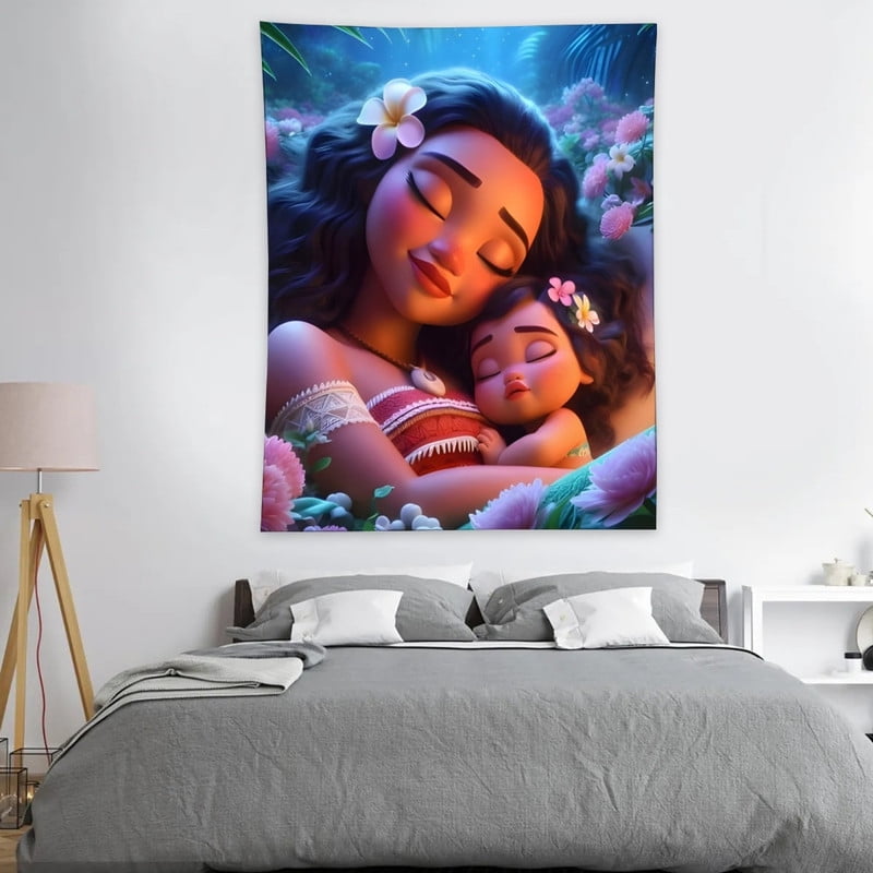 Moana tapestry 40 x 60 inches rich in color realistic in details ...