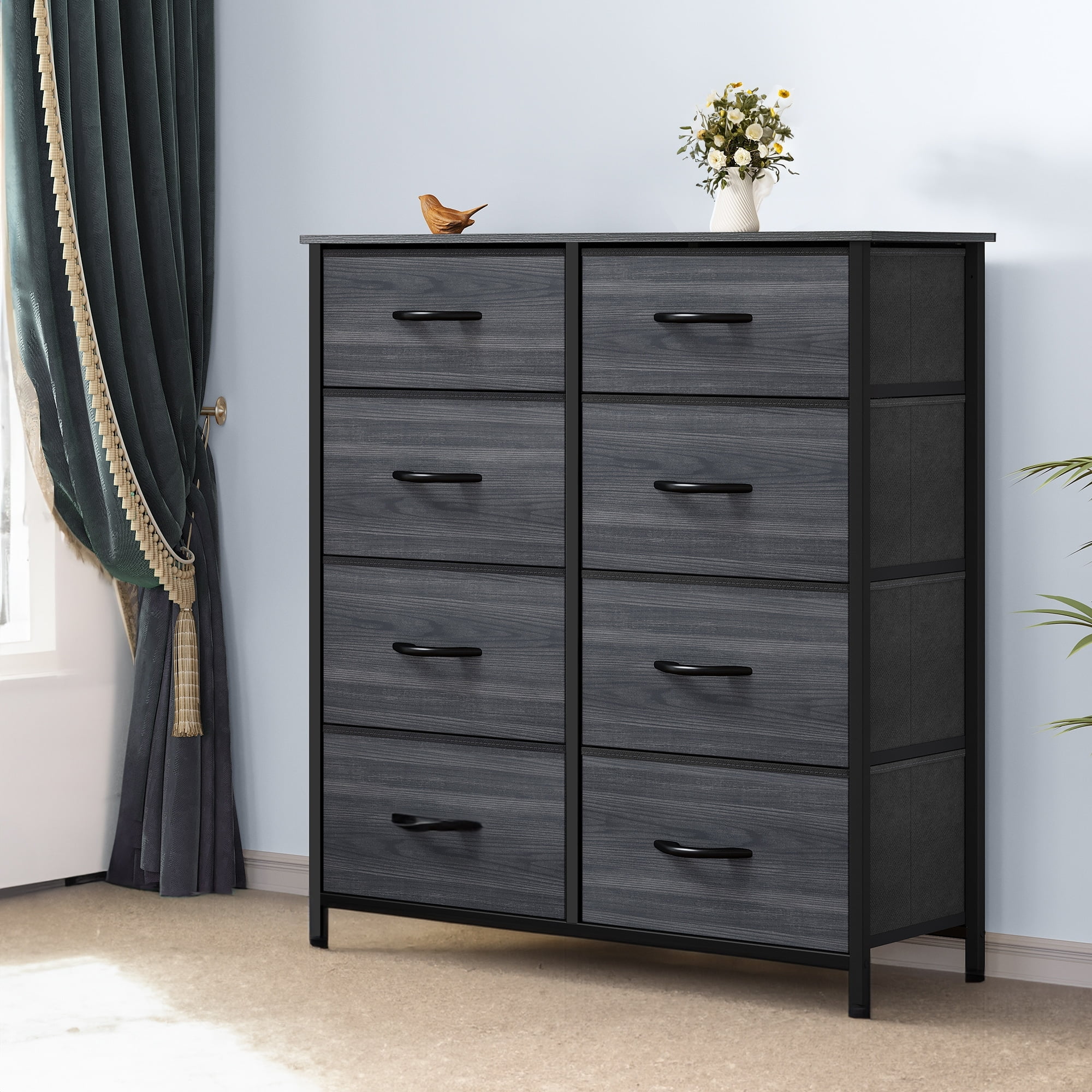 Moasis 8 Drawers Furniture Storage Chest Multi-Size Drawers Dressers ...