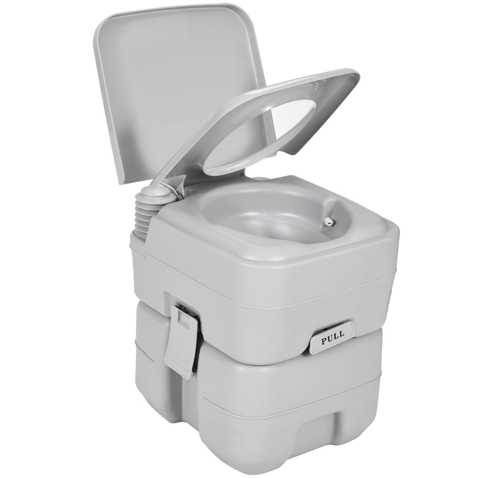 Moasis Portable Toilet Travel RV Potty 5.3 Gallon Detachable Waste Tank ...