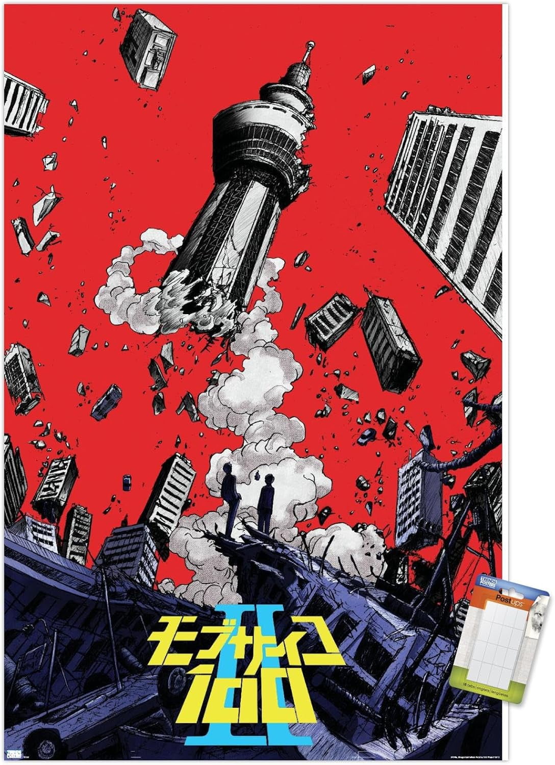 Mob 100-Teaser Wall Poster, 22.375" x 34", Poster & Mount Bundle ...