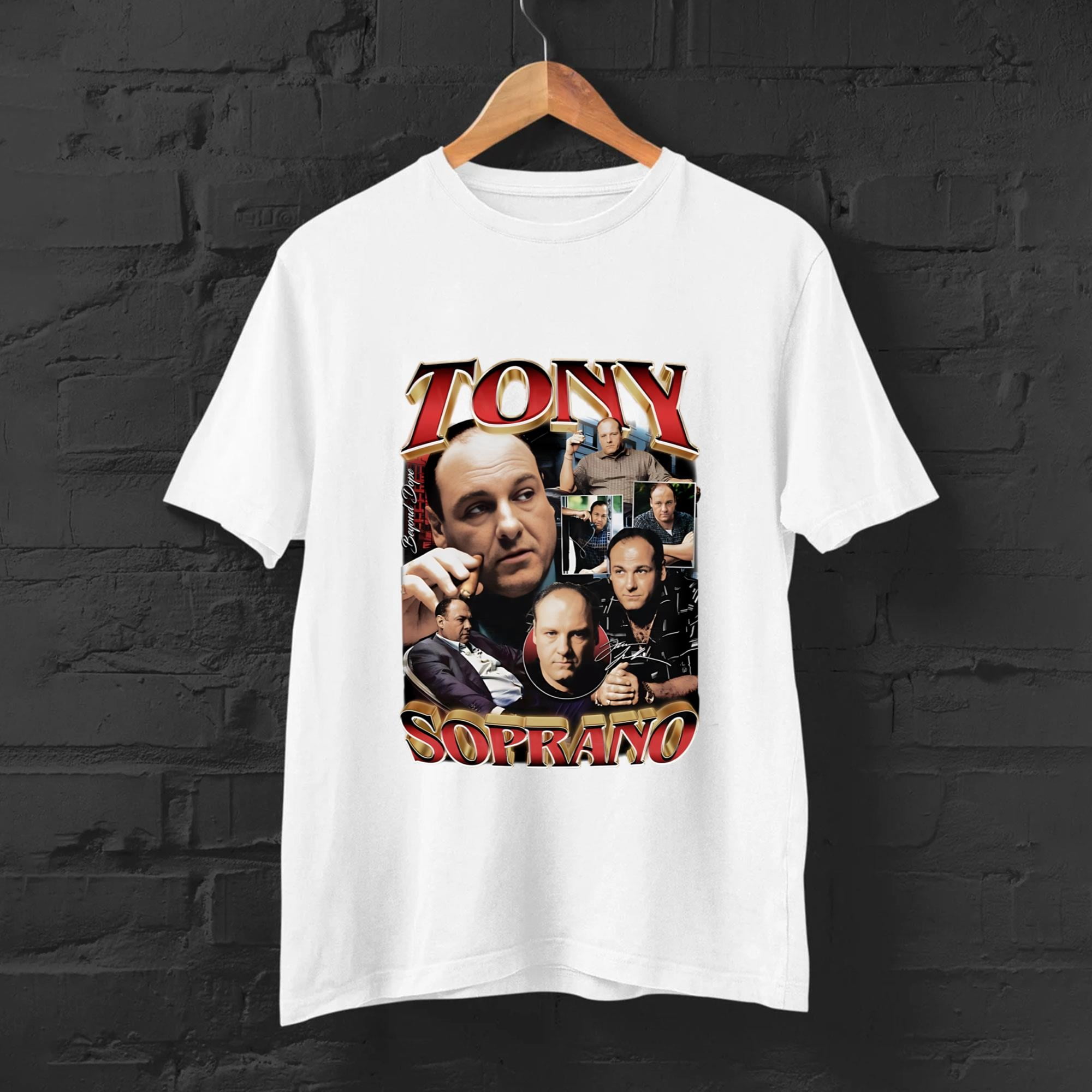 Mob Boss Inspired Graphic Tee, Retro Crime Drama Style Shirt - Walmart.com
