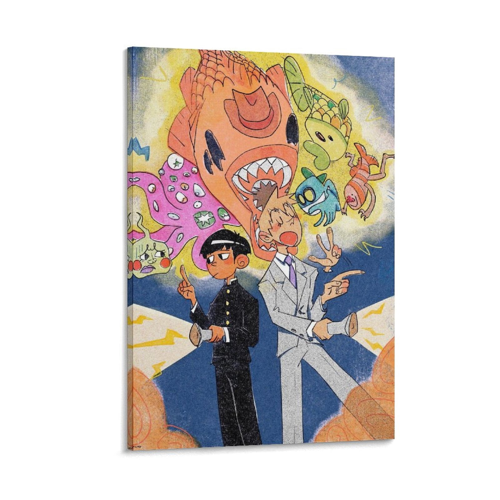 Mob Psycho 100 Anime Poster (10) Poster Cool Artworks Painting Wall Art ...