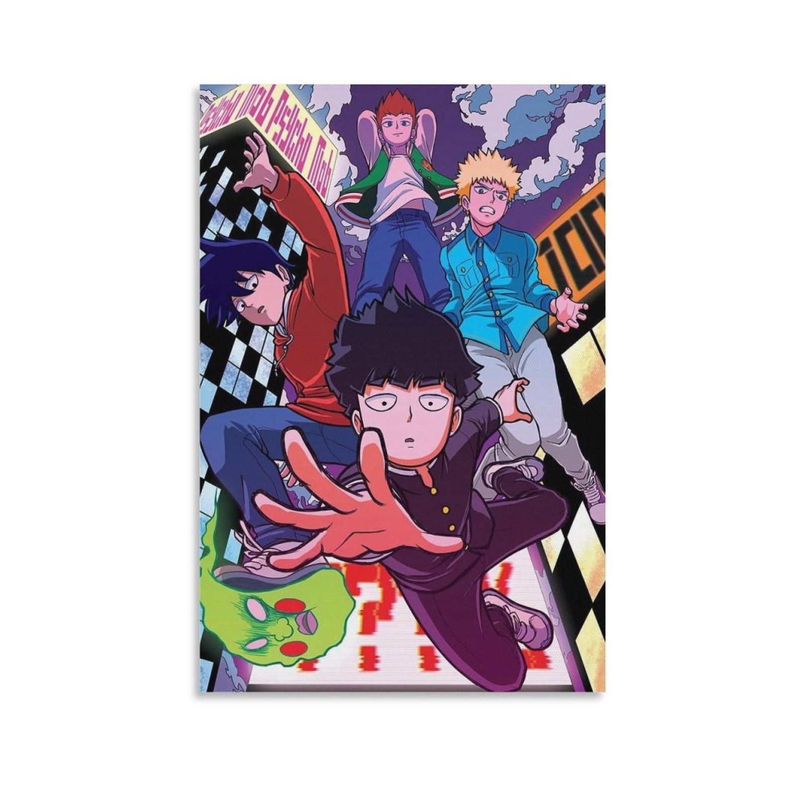 Mob Psycho 100 Anime Poster (12) Room Aesthetic Poster Print Art Wall ...