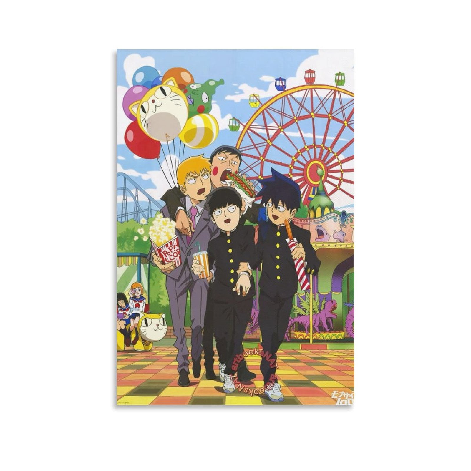 Mob Psycho 100 Anime Poster (14) Home Decor Poster Wall Art Hanging ...