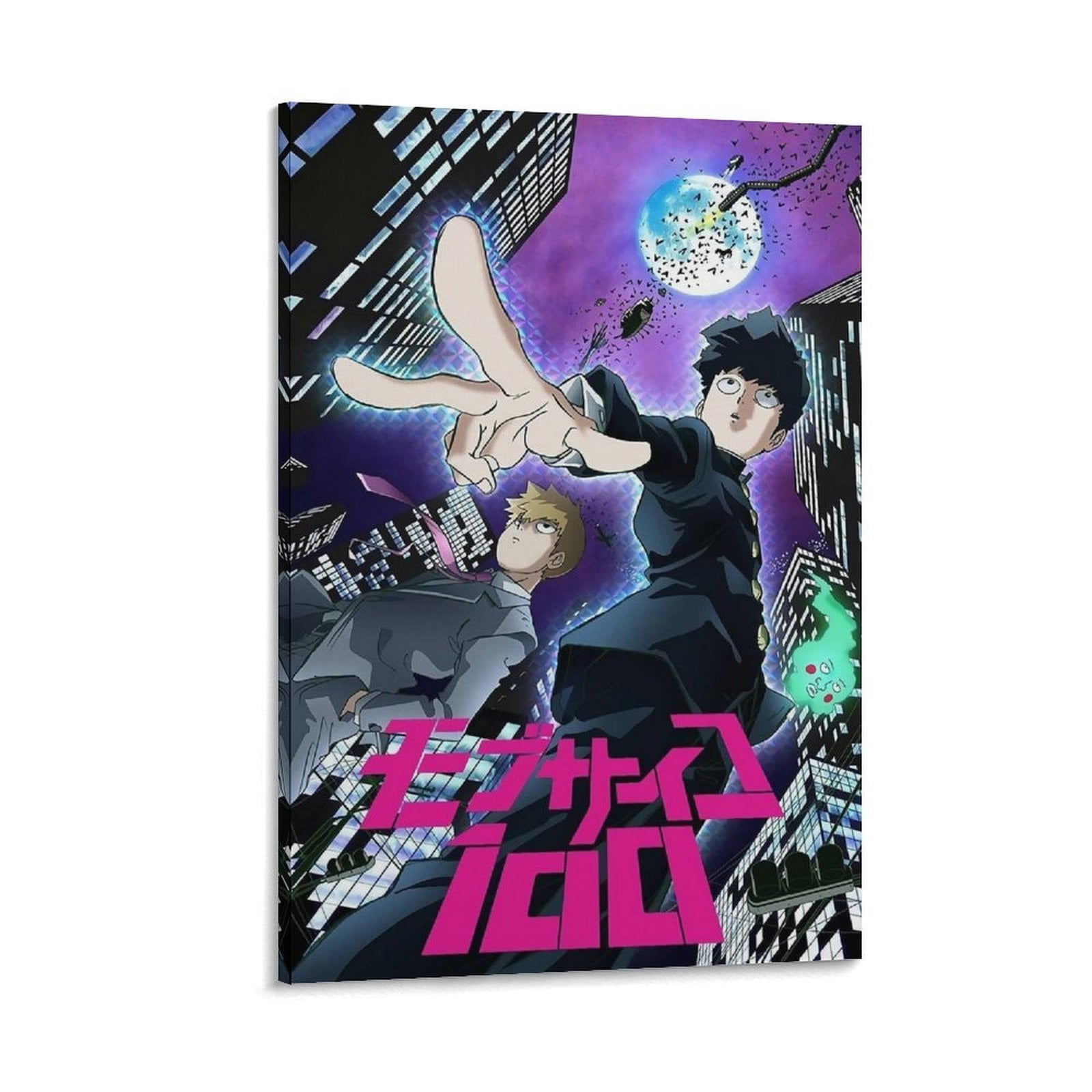 Mob Psycho 100 Anime Poster (3) Painting On Canvas Wall Art Poster ...