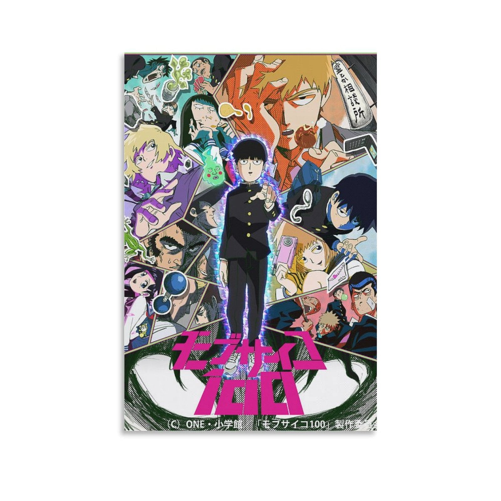Mob Psycho 100 Anime Poster (30) Posters Art Print Wall Photo Paint ...