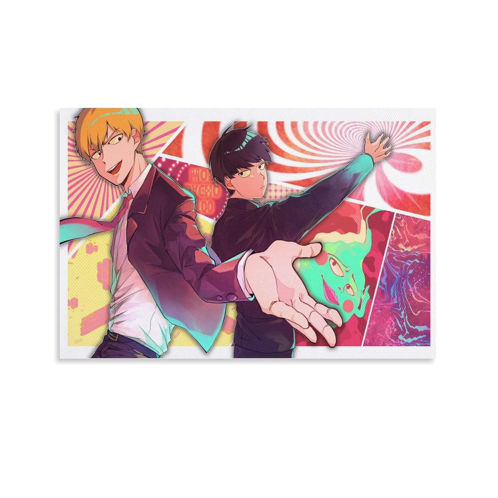 Mob Psycho 100 Anime Poster (8) Poster Decorative Painting Canvas Wall ...