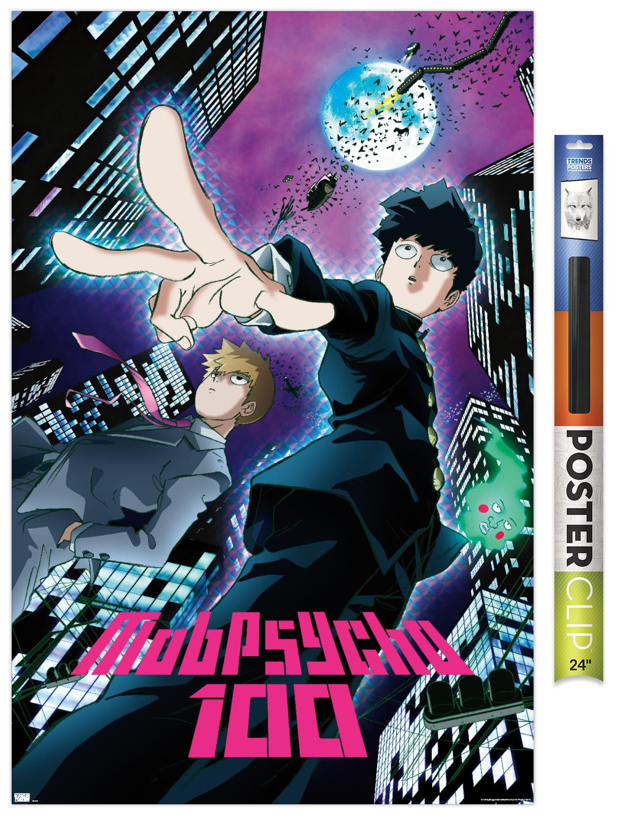 Mob Psycho 100 - City Wall Poster, 22.375" x 34" - Walmart.com