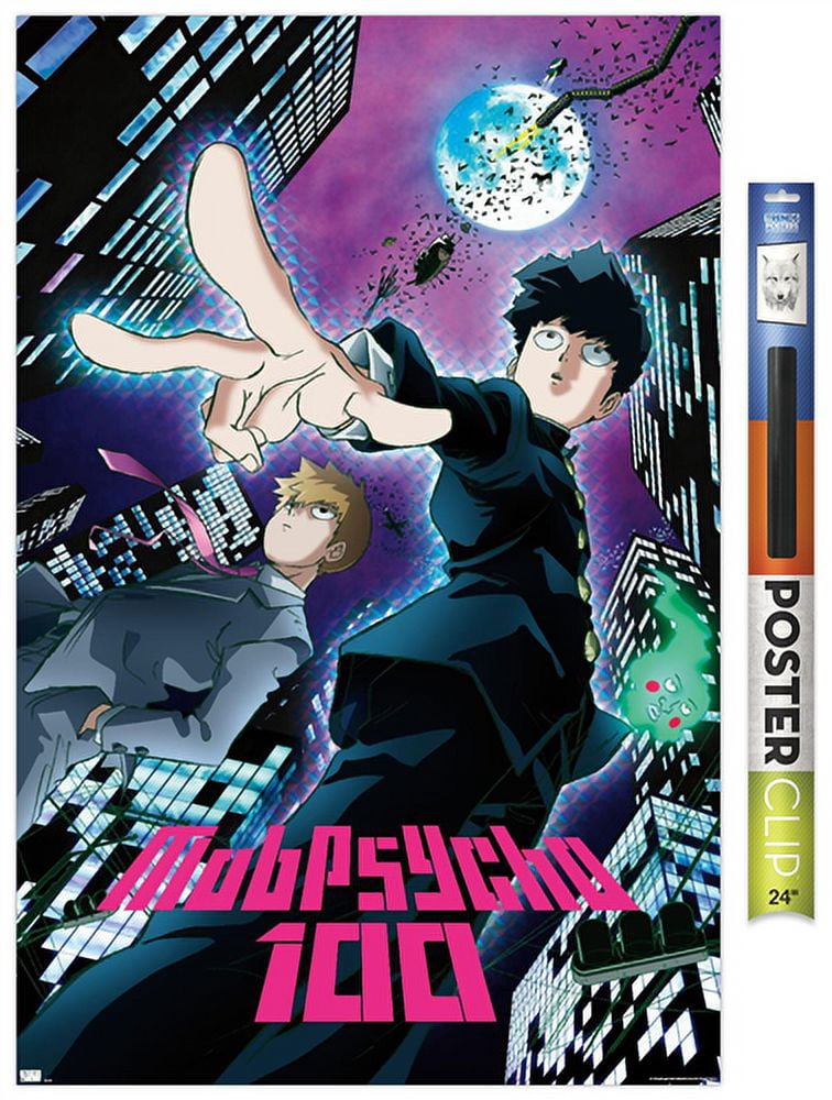 Mob Psycho 100 - City Wall Poster, 22.375" x 34" - Walmart.com